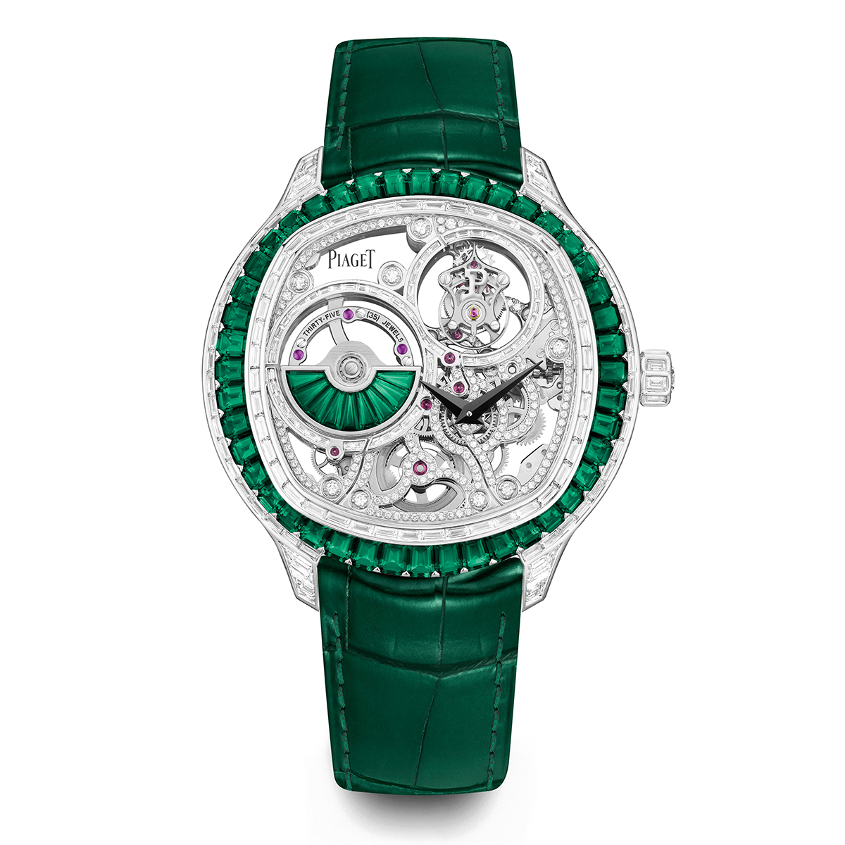 Piaget Unveils Emerald-Set Tourbillon Watch: A Masterpiece of ...